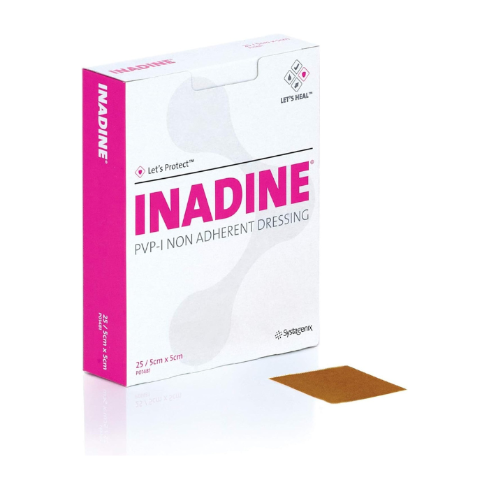 Buy Inadine Wound Management 5 X 5cm online at best price in the Saudi ...