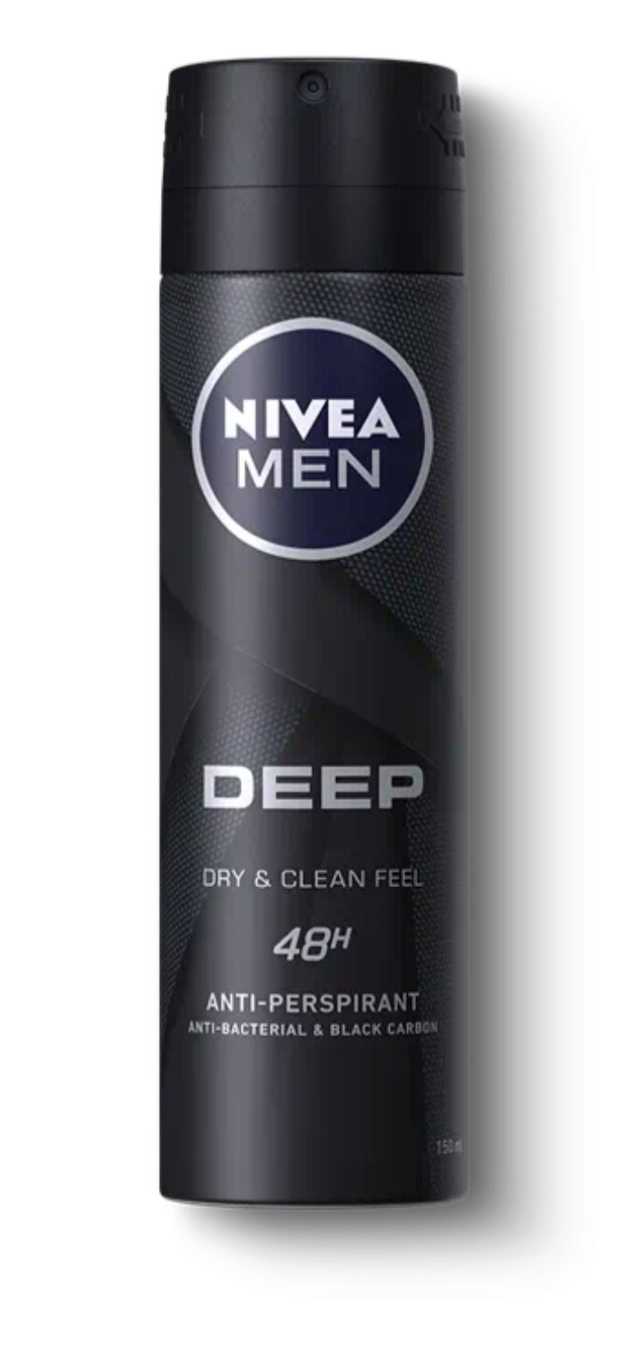 Buy Nivea Men Deo Spray Deep 150 ml online at best price in the Saudi ...