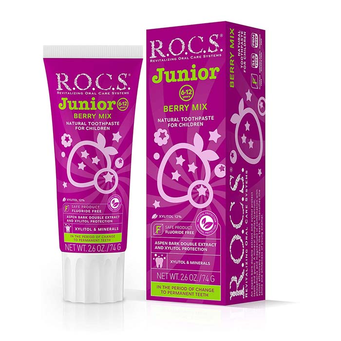 Rocs Junior Berry Mix Tooth Paste 60ml - Life Pharmacy | Life Store
