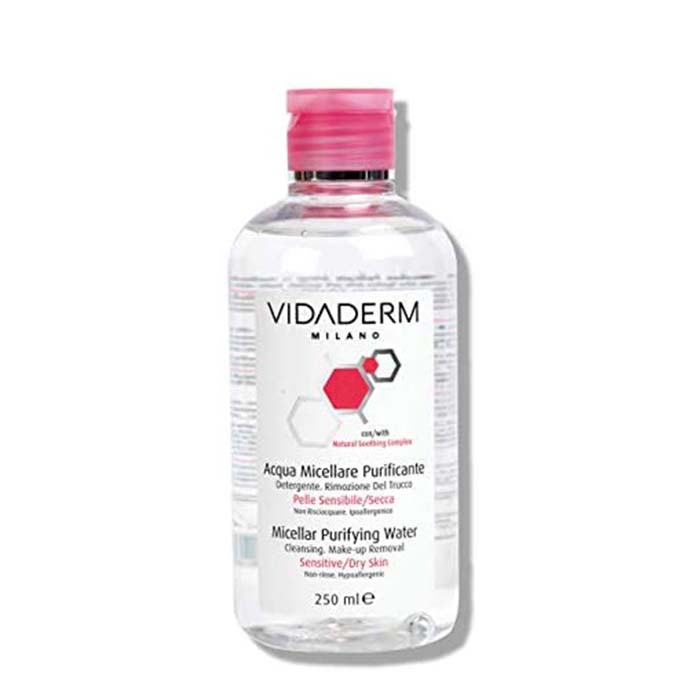 Vidaderm Micellar Purifying Water Sensitive/Dry Skin 250ml - Life ...