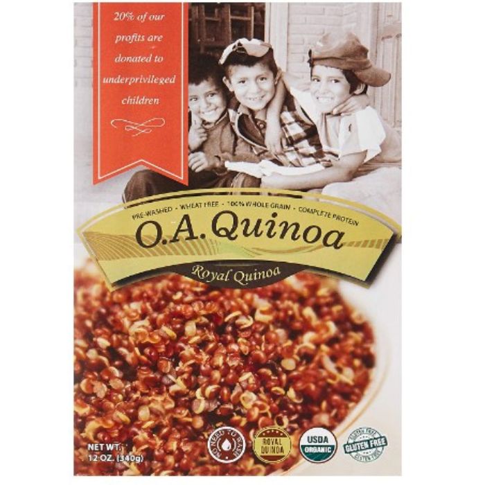 Buy O.A. Organic 100% Premium Red Quinoa 340gm online at best price in ...