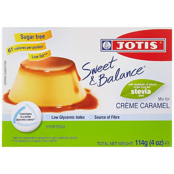 Buy Jotis Sweet & Balance Cream Caramel 114 g | Life Pharmacy