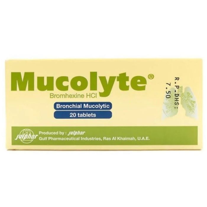 Mucolyte 8mg Tab 20s Blister - صيدلية الحياة في الإمارات - توصيل ...