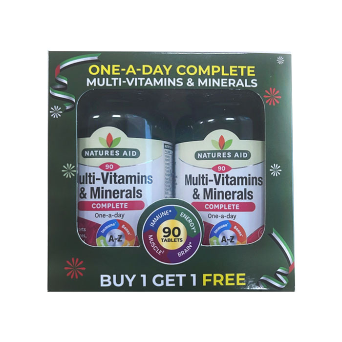 Buy Natures Aid Complete Multi-Vit & Minerals 90tabs Twin Pack | Life ...
