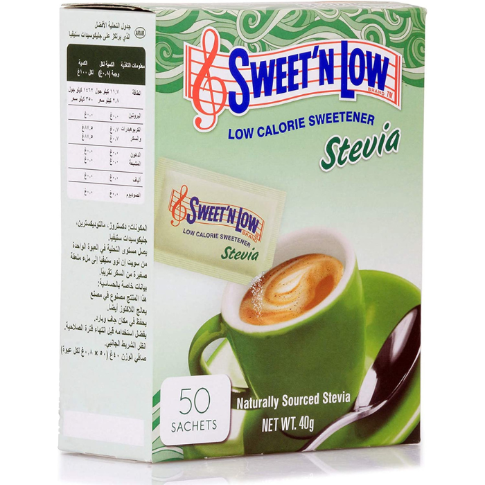 Buy Sweet N Low Stevia Sachet 50s | Life Pharmacy
