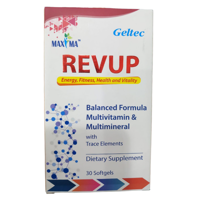 Buy Maxima Revup Multivitamin & Mineral 30s SoftGel online at best price in the UAE | Life Pharmacy
