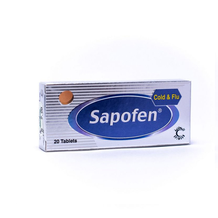 Buy Sapofen Cold & Flu Tab 20's | Life Pharmacy