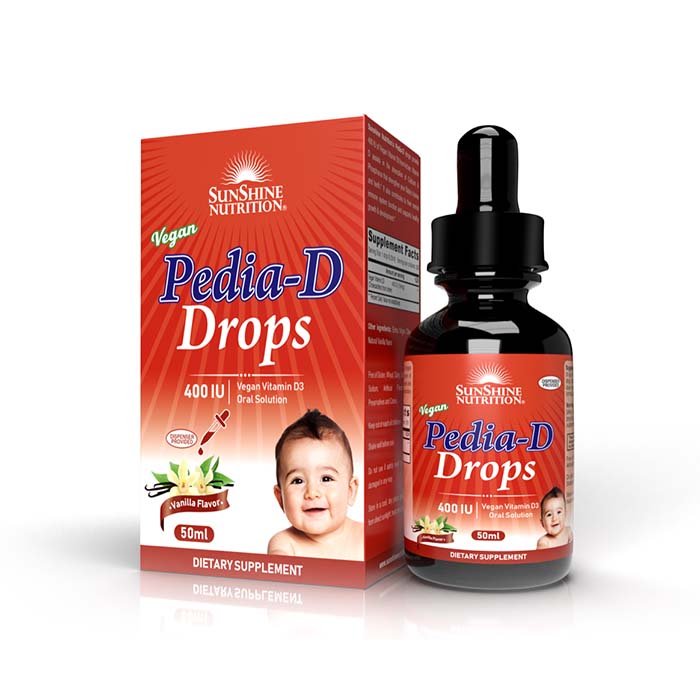 Buy Sunshine Nutrition Pedia-D Drops Vanilla Flavor 50ml | Life Pharmacy