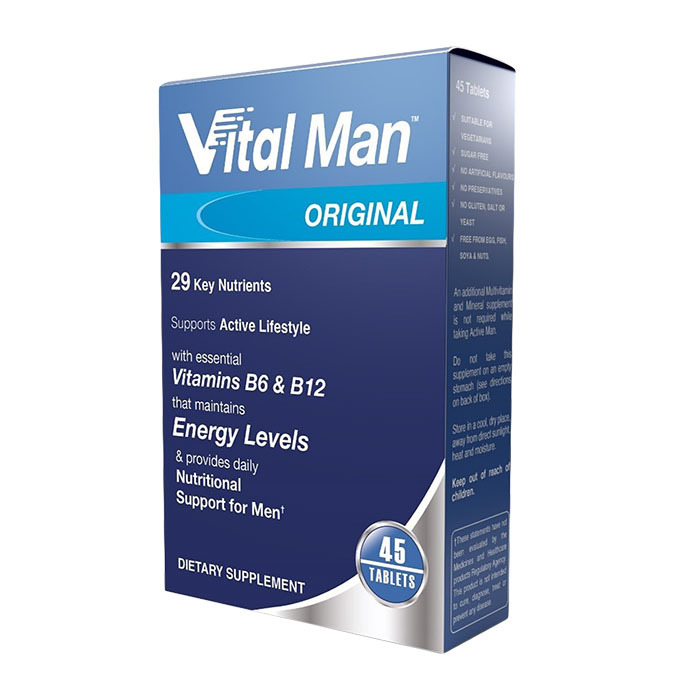 Buy Vital Healthcare Men Original Active Lifestyle 45 Tabs | Life Pharmacy