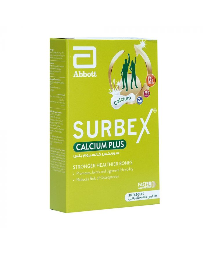 Buy Surbex Calcium Plus Tabgels 30s | Life Pharmacy